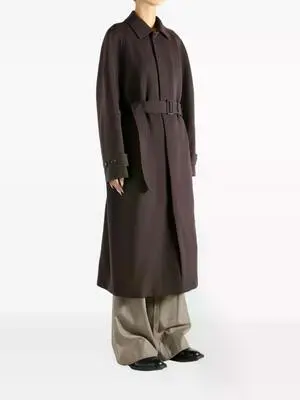Auralee Belted Long Sleeve Coat