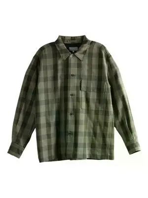 MARGARET HOWELL Checked Overshirt - Black