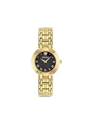 Versace Greca-detailing 34mm Watch - Black