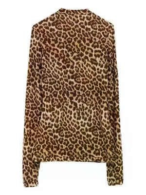 DURAN LANTINK Leopard Print Top