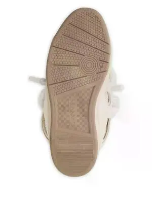 LANVIN Curb Perforated Sneakers - Neutrals