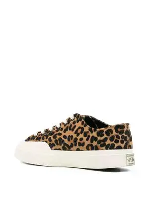 Superga Leopard Print Fur Pumps - Neutrals