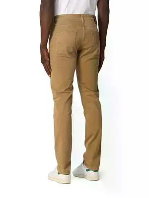 RE-HASH Cotton Blend Straight-leg Trousers