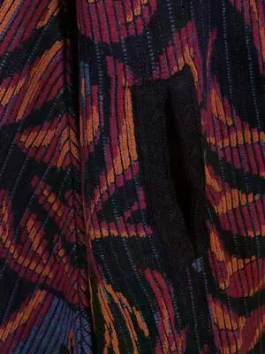 Etro Floral-jacquard Tassel-detail Cape