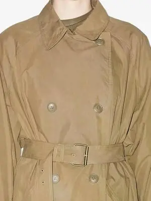 MARANT ETOILE Cacilda Double-breasted Coat - Brown
