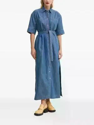 Munthe Belted Denim Shirt Dress