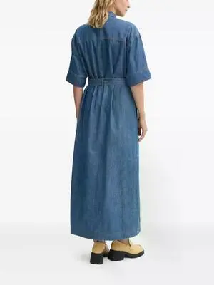 Munthe Belted Denim Shirt Dress