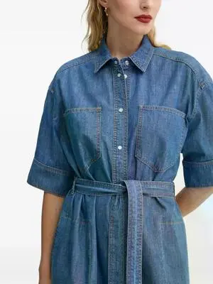 Munthe Belted Denim Shirt Dress