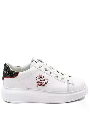 Karl Lagerfeld Logo Patch Low Top Sneakers