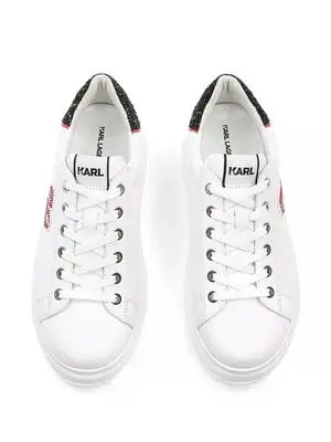 Karl Lagerfeld Logo Patch Low Top Sneakers