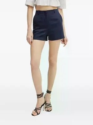 Patrizia Pepe Logo-plaque High-waisted Shorts