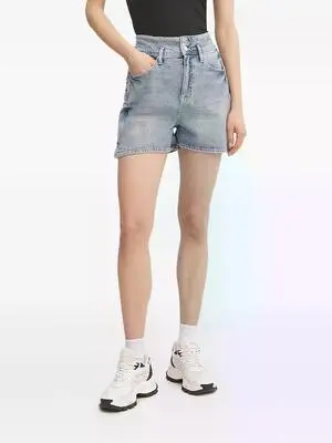 Armani Exchange Logo-patch Denim Mini Shorts