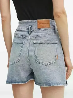 Armani Exchange Logo-patch Denim Mini Shorts
