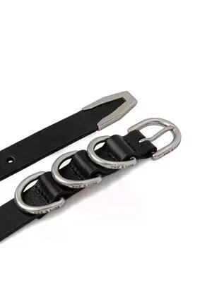 Rag & Bone Leather Triple-ring Belt