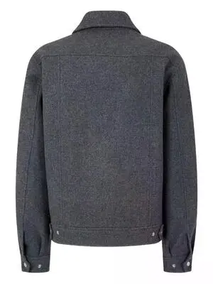 STUDIO TOMBOY Zip-up Wool Jacket - Grey