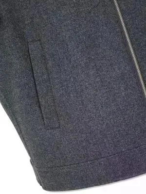 STUDIO TOMBOY Zip-up Wool Jacket - Grey