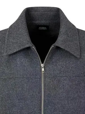 STUDIO TOMBOY Zip-up Wool Jacket - Grey