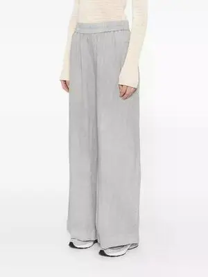 JAMES PERSE Wide-leg Linen Trousers - Grey