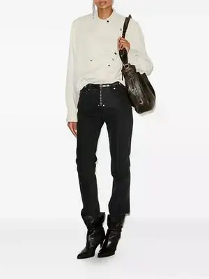 Isabel Marant Étoile Silviana Zip-detail Trousers - Black