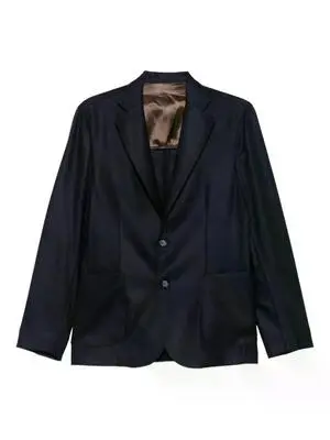 BARBA NAPOLI Single-breasted Blazer - Blue