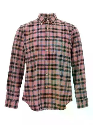 Portuguese Flannel Checked Shirt Red