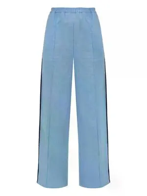 Sleeper Paros Linen Pajama Trousers - Blue