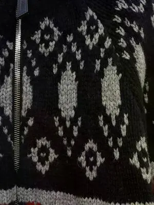 Loewe Patterned Zip Sweater