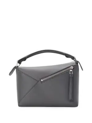 Loewe LOEWE Small Puzzle Edge Tote Bag Black