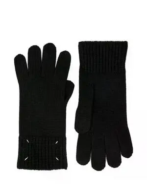 MAISON MARGIELA Wool Gloves - Black