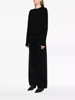 AGOLDE Cotton T-shirt - Black