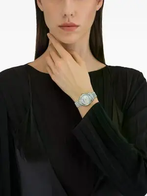 FERRAGAMO Twisted Gancini 32mm Watch - Silver