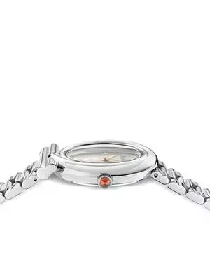 FERRAGAMO Twisted Gancini 32mm Watch - Silver