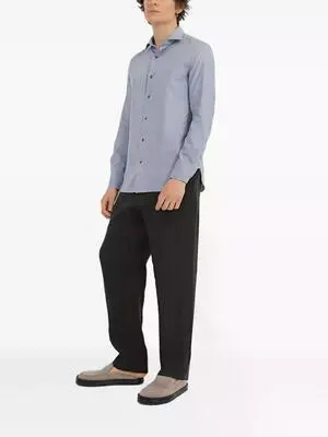 Emporio Armani Cotton Shirt - Blue