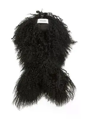 YVES SALOMON Lambwool Scarf - Black
