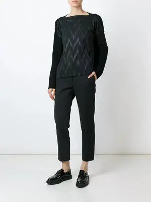 Junya Watanabe Chevron Panel Sweater