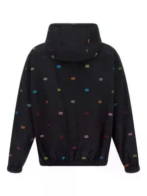 Gucci Gg Pattern Hooded Jacket
