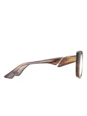 Dita Mahine Square Eyeglasses - Brown