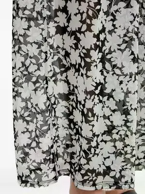 Michael Kors Floral-print Wide-leg Trousers