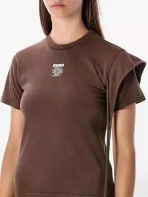 Ottolinger Draped T-shirt - Brown