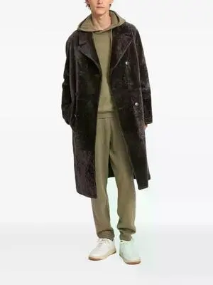 YVES SALOMON Double-breasted Shearling Coat