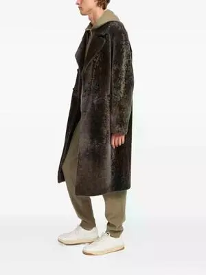YVES SALOMON Double-breasted Shearling Coat