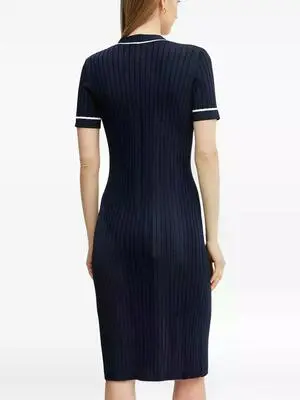 Luisa Spagnoli Ribbed Button-front Dress