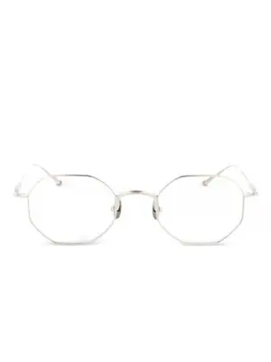 Matsuda Octagonal Frame Glasses - Gold