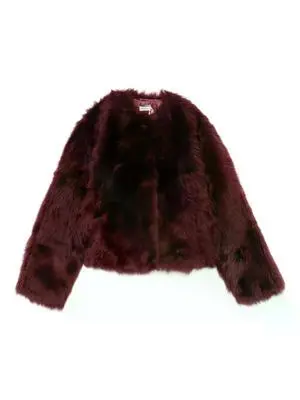 Simkhai Natasha Faux-fur Jacket - Red