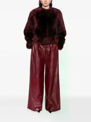 Simkhai Natasha Faux-fur Jacket - Red