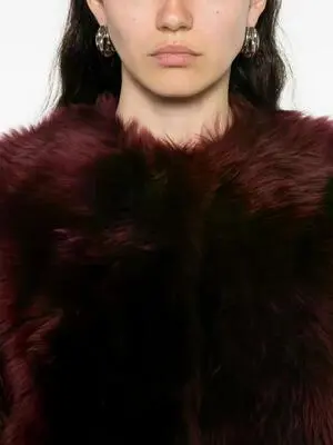 Simkhai Natasha Faux-fur Jacket - Red