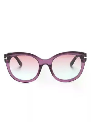 TOM FORD Tamara Oversize-frame Sunglasses - Purple