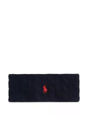 Polo Ralph Lauren Cable-knit Headband - Black