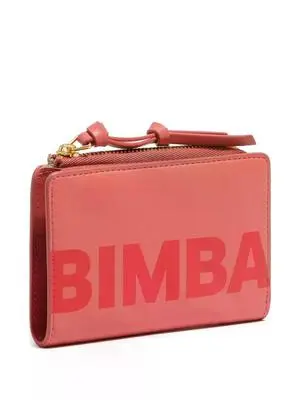 Bimba Y Lola Logo-print Leather Wallet - Pink