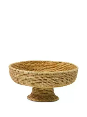 CABANA Small Sabbia Woven Fruit Stand - Brown
